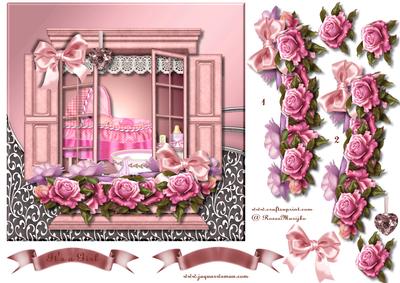 Window New Baby Girl - CUP578402_936 | Craftsuprint