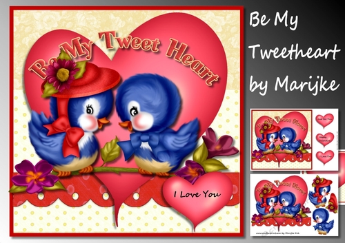 Be My Tweetheart Valentine Mini Kit - CUP762516_936 | Craftsuprint