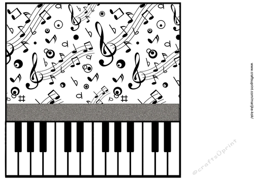Backing Paper Music 2 - CUP770536_936 | Craftsuprint