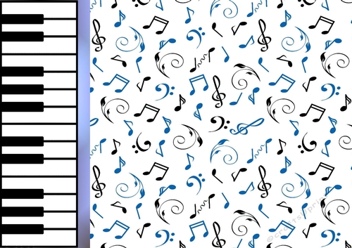 A4 Music background 1 - CUP770544_936 | Craftsuprint