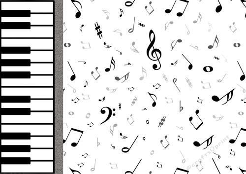 A4 Music background 3 - CUP770546_936 | Craftsuprint