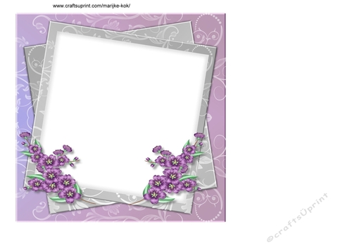 Gorgeous Flowers INSERT - CUP777349_936 | Craftsuprint