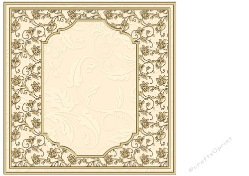 Vintage Frame Backing paper - CUP785245_936 | Craftsuprint