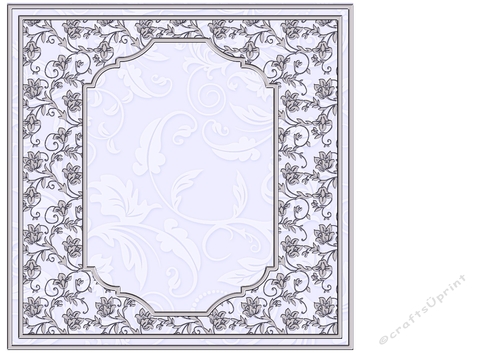 Vintage Frame Backing paper 2 - CUP785246_936 | Craftsuprint
