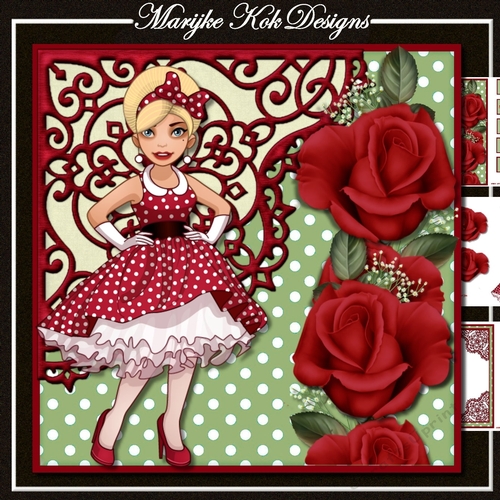 Cute Girl Mini Kit - CUP845656_936 | Craftsuprint