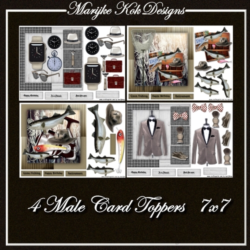 4 Male card Toppers 2 - CUP855614_936 | Craftsuprint