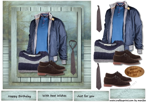 Male Card Jacket - CUP882039_936 | Craftsuprint