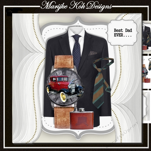 Male card gentleman Mini Kit - CUP882675_936 | Craftsuprint