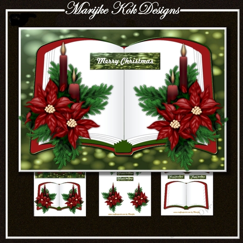 Christmas book happy Holidays Mini Kit - CUP900731_936 | Craftsuprint