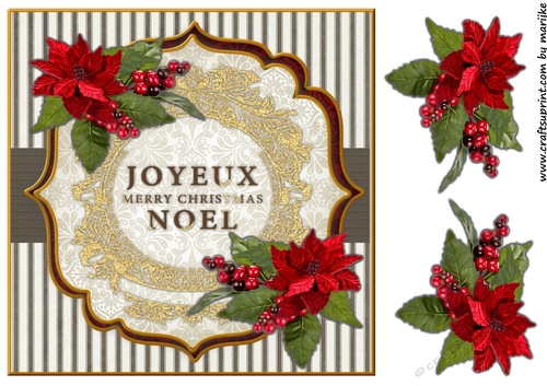 Male Christmas card - CUP928589_936 | Craftsuprint