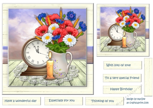 Still Life card Toppers - CUP959598_936 | Craftsuprint