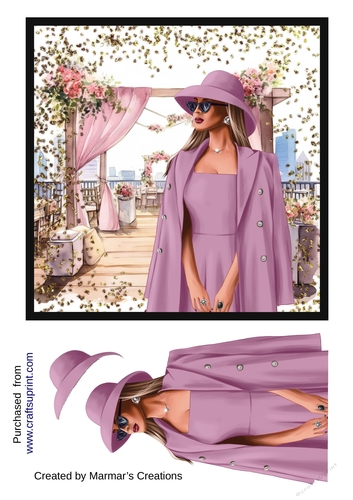 Chic Lady Purple - CUP1219497_71070 | Craftsuprint