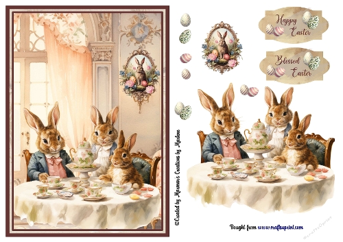 Easter Vintage - Victorian card - CUP1366558_71070 | Craftsuprint