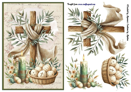 Religious Easter Card - CUP1366683_71070 | Craftsuprint