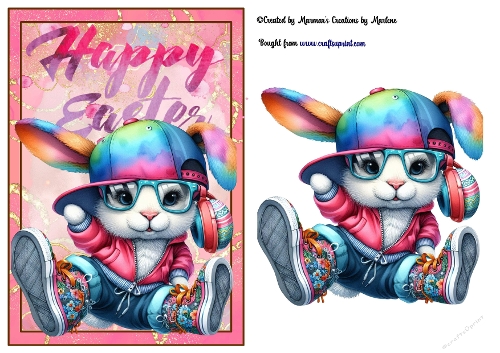 Cute Easter Card - CUP1369090_71070 | Craftsuprint