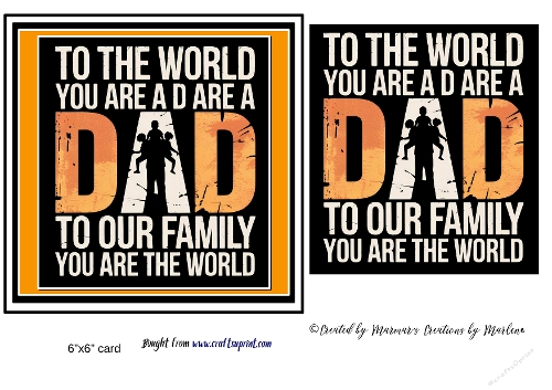 Fathers day - CUP1383758_71070 | Craftsuprint