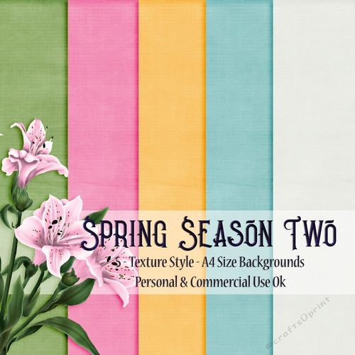 Spring Season TWO - Texture Style A4 Backgrounds - CUP1098046_70864 ...