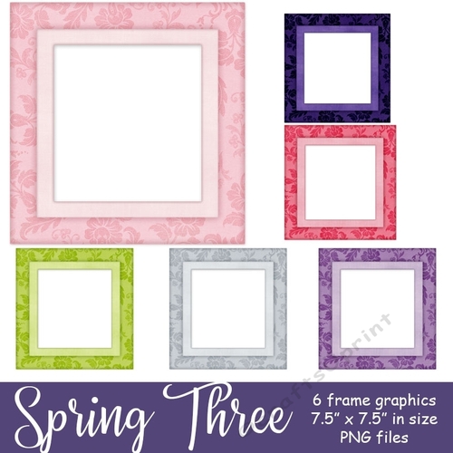 Spring Season THREE - Pretty Square Frames - CUP1103256_70864 ...