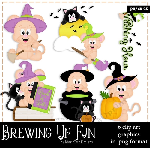 Brewing Up Some Fun - Mice Clip Art Graphics - CUP718403_70864 ...