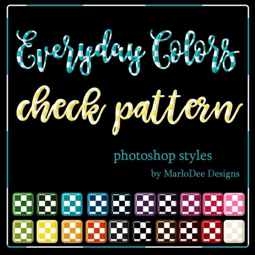 Photoshop Styles - Everyday Colors - Check Patterns - CUP728878_70864 ...