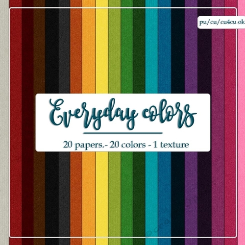 Everyday Colors - Cardstock Digital Backgrounds - Set 3 - CUP728889 ...