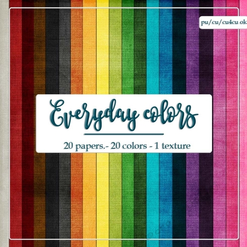 Everyday Colors - Cardstock A4 Digital Backgrounds - Set 4 - CUP728891 ...