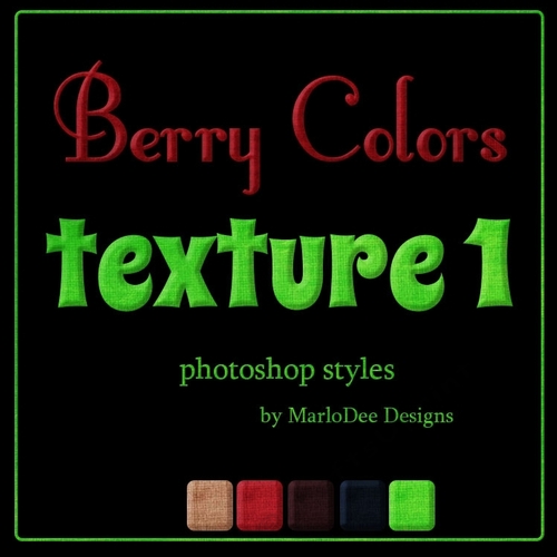 Berry Colors Texture Photoshop Styles - CUP733590_70864 | Craftsuprint