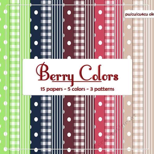 Berry Colors A4 Size Pattern Papers Backgrounds - CUP733604_70864 ...