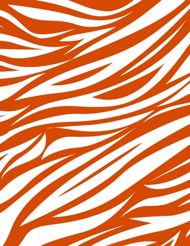 Orange & White Animal Zebra Stripes A4 Digital Background - CUP733893 ...