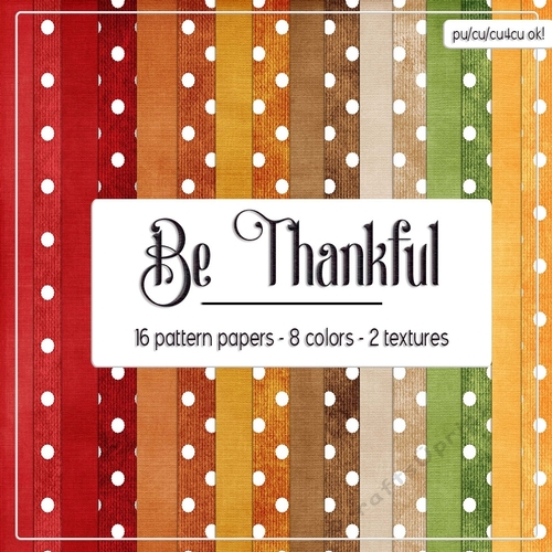 Be Thankful Fall Colors Digital Cardstock Backgrounds 1 - CUP733933 ...