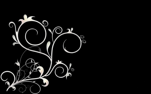 Scroll Design on Black Background d2 - CUP734705_70864 | Craftsuprint