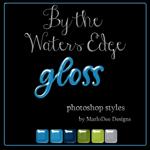 By the Waters Edge Colors Gloss Photoshop Styles - CUP735285_70864 ...