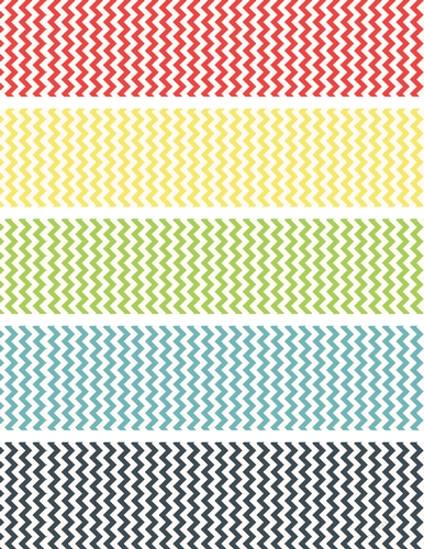 Day Outside Multi Color A4 Digital Chevron Zig Zag Paper Background ...