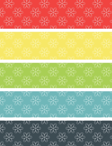 Day Outside Multi Color A4 Digital Floral Paper Background - CUP735323 ...