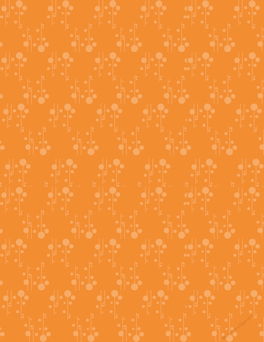 Dropping Balls Modern Pattern Orange A4 Size Digital Paper Background ...