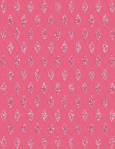 Pink with Pink Glitter Diamonds Pattern A4 Size Digital Paper ...