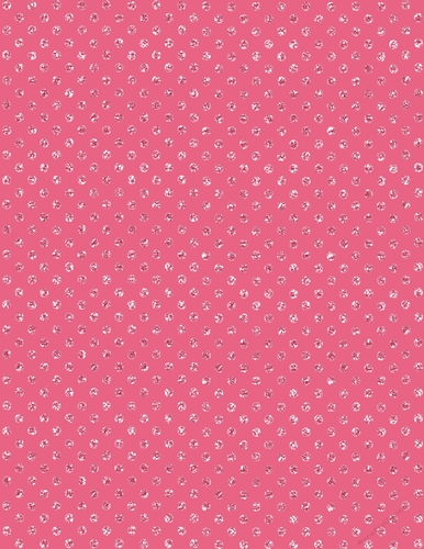 Pink with Pink Glitter Small Polka Dot Pattern A4 Size Digital Paper ...