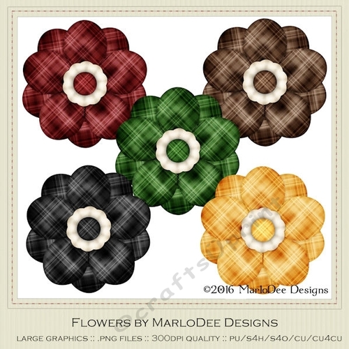 Little Autumn Girls Colors Digital Flowers pkg 2 - CUP735993_70864 ...