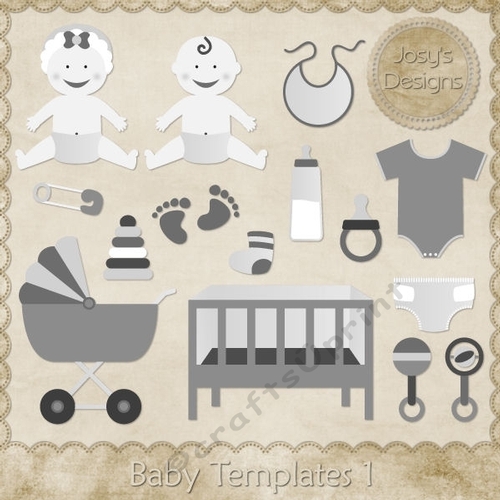 Baby Themed Layered Templates - CUP748281_70864 | Craftsuprint