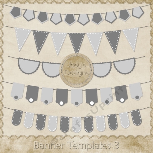 Banner Themed Layered Templates Pkg 3 - CUP748287_70864 | Craftsuprint