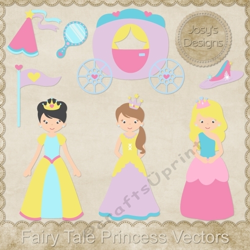 Fairytale Princess Themed Layered Templates Pkg 1 - CUP748502_70864 ...