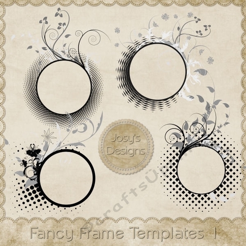 Fancy Round Frames Layered Templates Pkg 1 - CUP748508_70864 | Craftsuprint