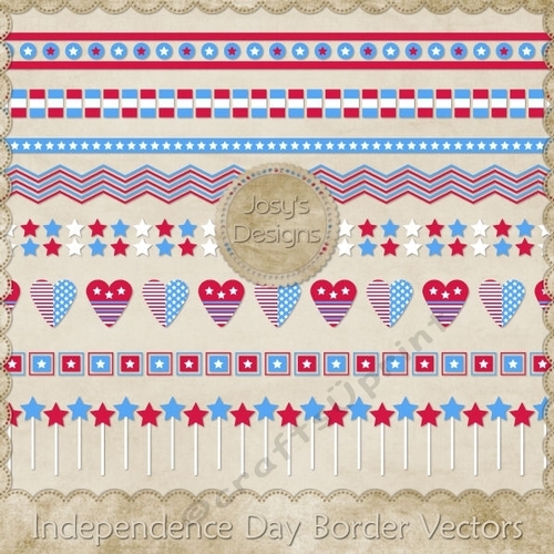 Independence Day Borders Layered Templates Pkg 1 - CUP748567_70864 ...