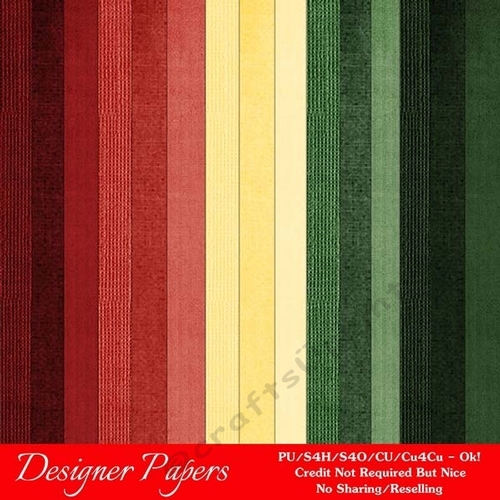 Christmas Colors 5 Cardstock A4 Size Digital Paper Backgrounds ...