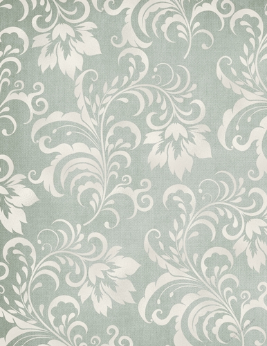 Elegant Light Green Background with Pearl Cream Color Floral Pattern ...
