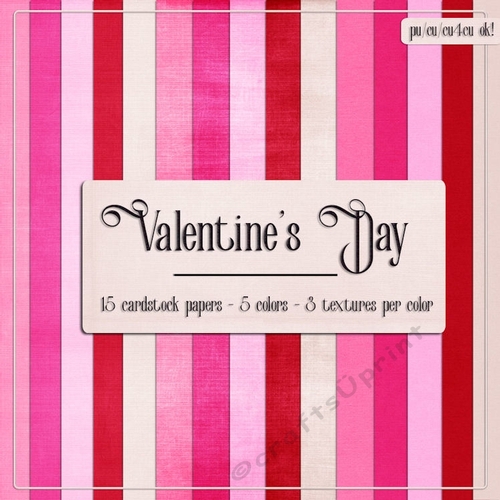 Valentines Day Colors 1 - Cardstock Texture Paper A4 Size Backgrounds ...