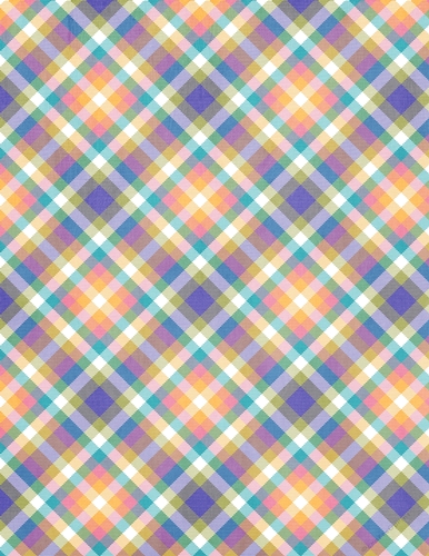 Mix Easter Colors - Tartan Pattern - A4 Size Backing Paper - CUP775378 ...