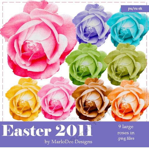 Easter Roses package 2 - CUP778349_70864 | Craftsuprint