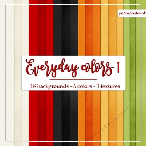 Everyday Colors 1 - Cardstock Digital Backgrounds - CUP780058_70864 ...
