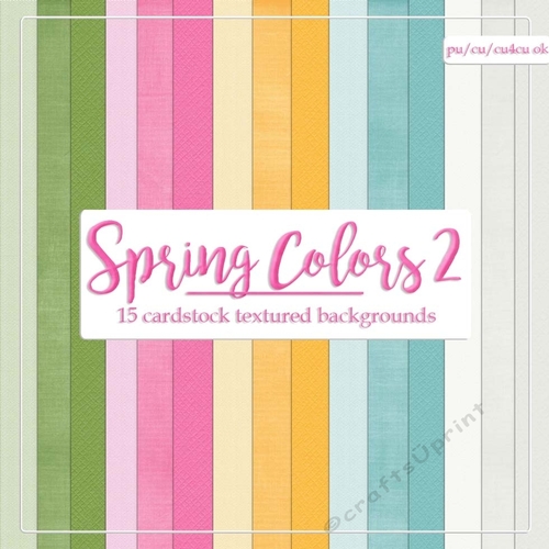 Spring Colors 2 - Cardstock Texture A4 Size Backgrounds - CUP874349 ...